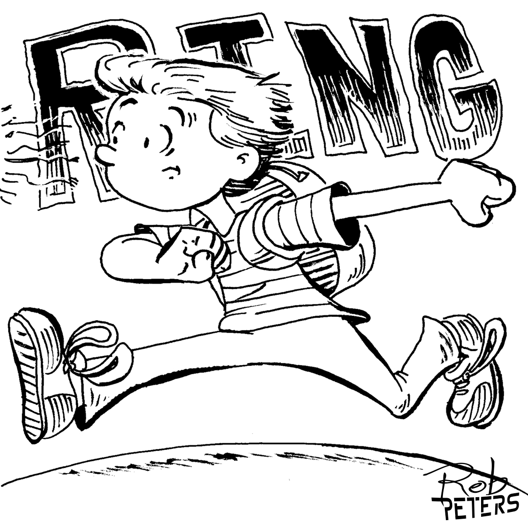 Daily Drawing: Kids in School 6 - Rob Peters Illustration BlogRob ...