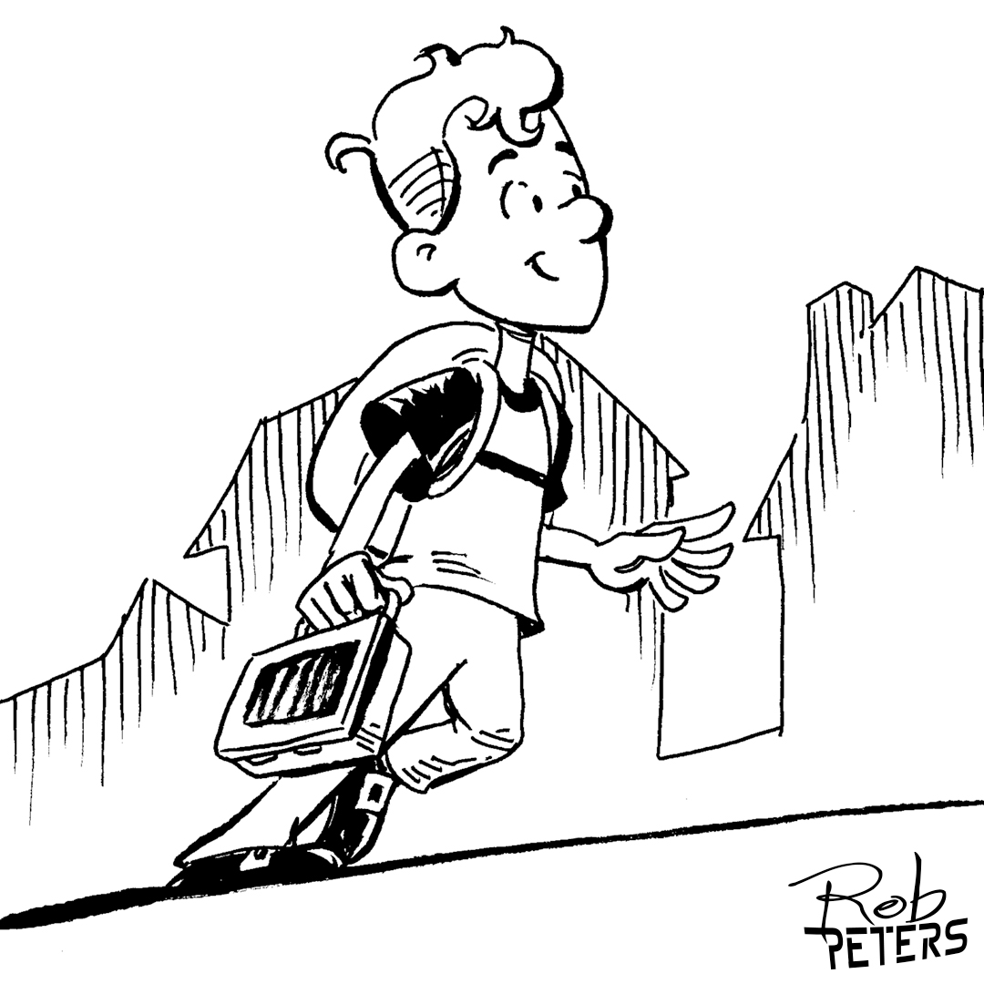 Daily Drawing: Kids in School 16 - Rob Peters Illustration BlogRob ...