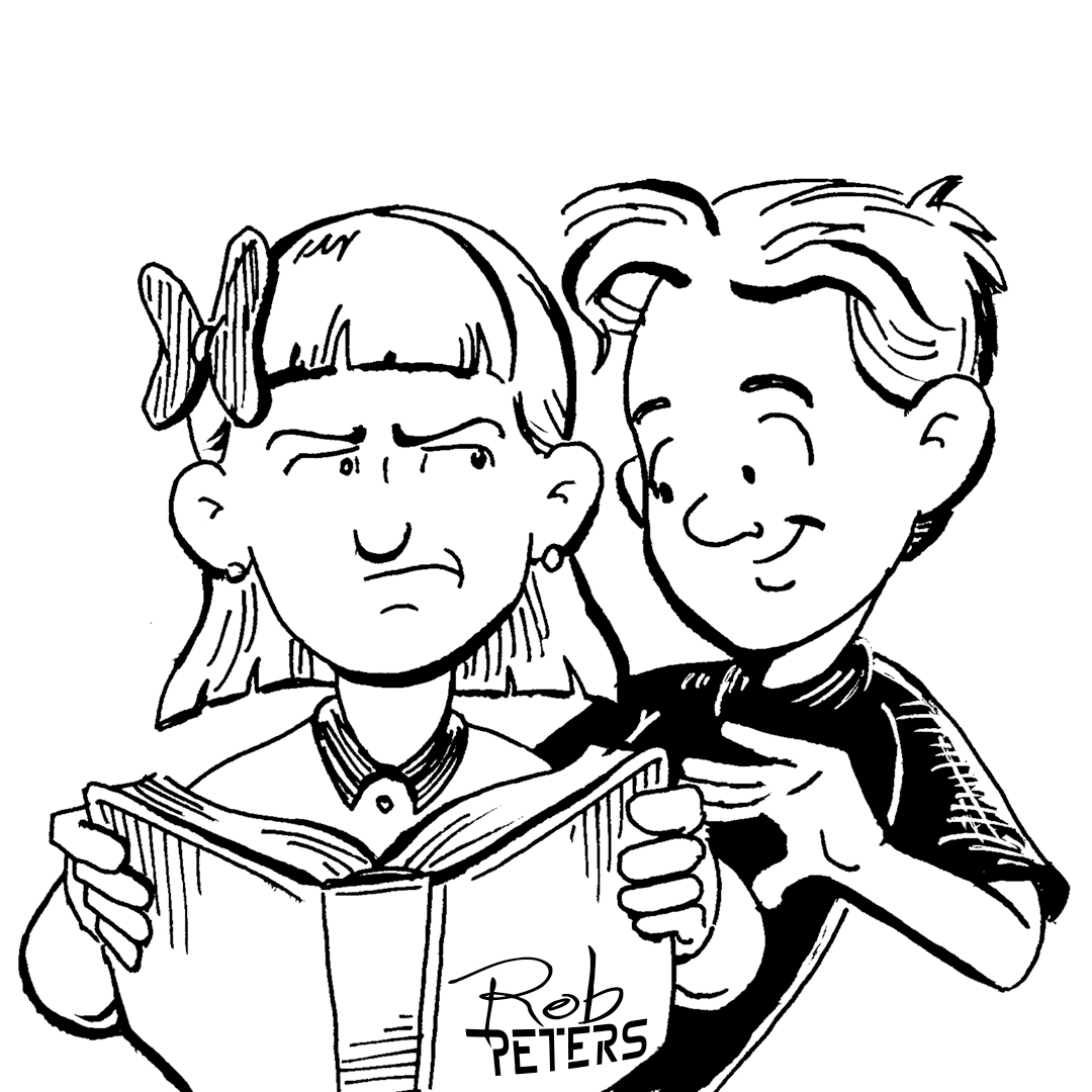 Daily Drawing: Kids in School 17 - Rob Peters Illustration BlogRob ...