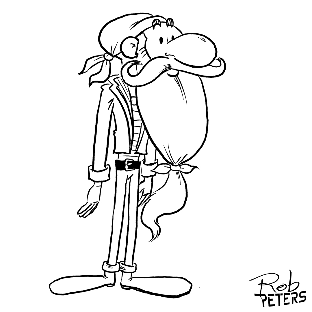Daily Drawing: Pirate 2 - Rob Peters Illustration BlogRob Peters ...