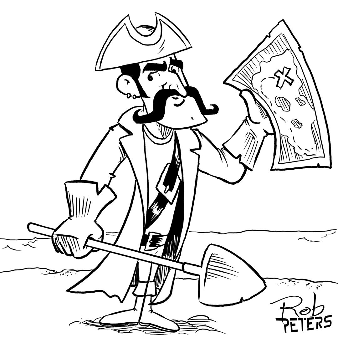 Daily Drawing: Pirate 3 - Rob Peters Illustration BlogRob Peters ...