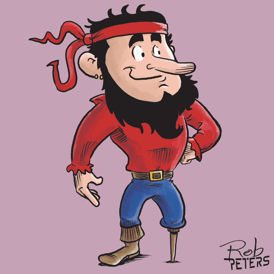 Daily Drawing: Pirate 8 - Rob Peters Illustration BlogRob Peters ...