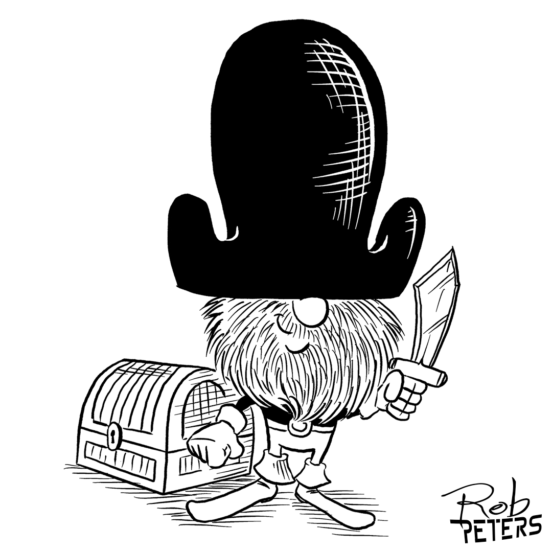Daily Drawing: Pirate 13 - Rob Peters Illustration BlogRob Peters ...