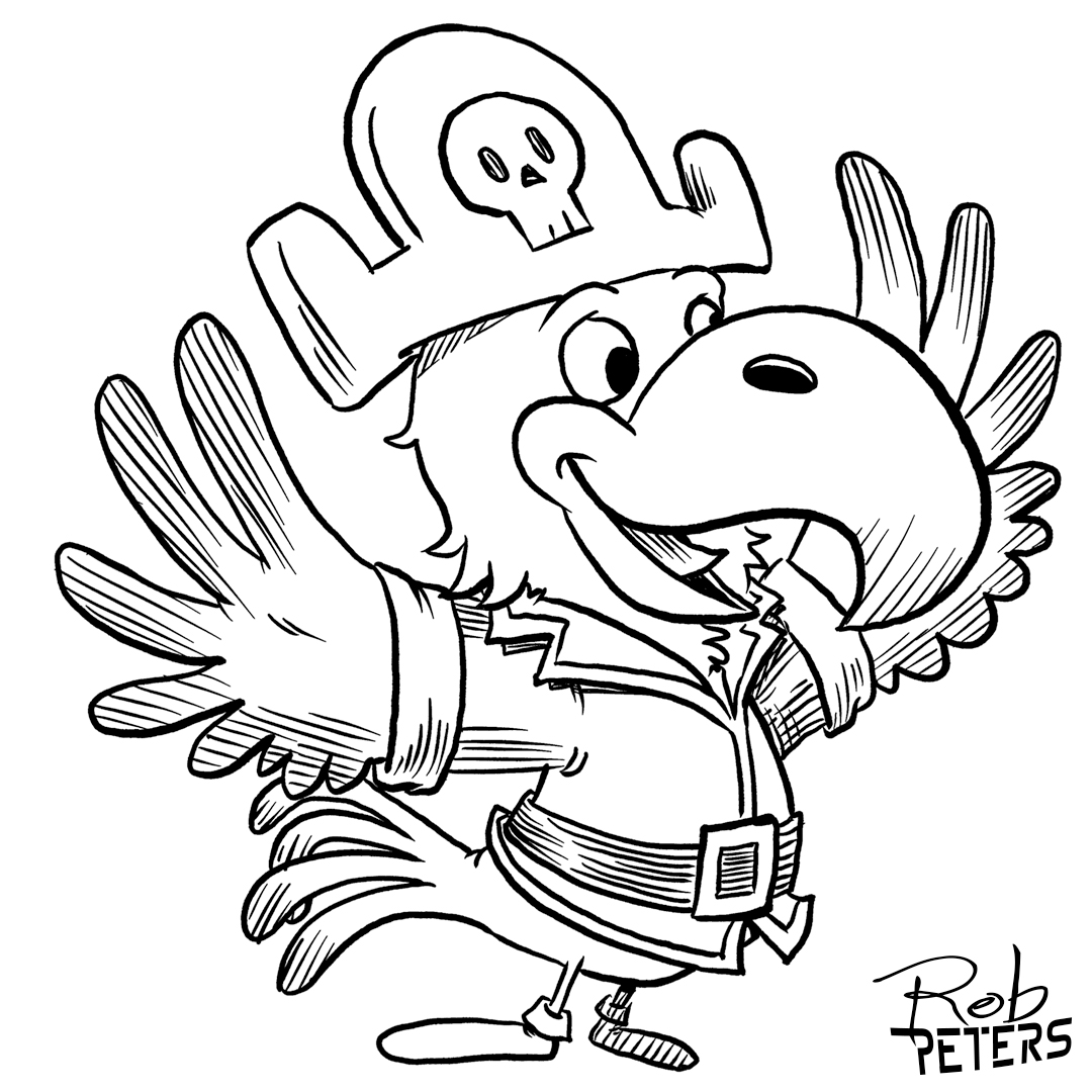 Daily Drawing: Pirate 19 - Rob Peters Illustration BlogRob Peters ...