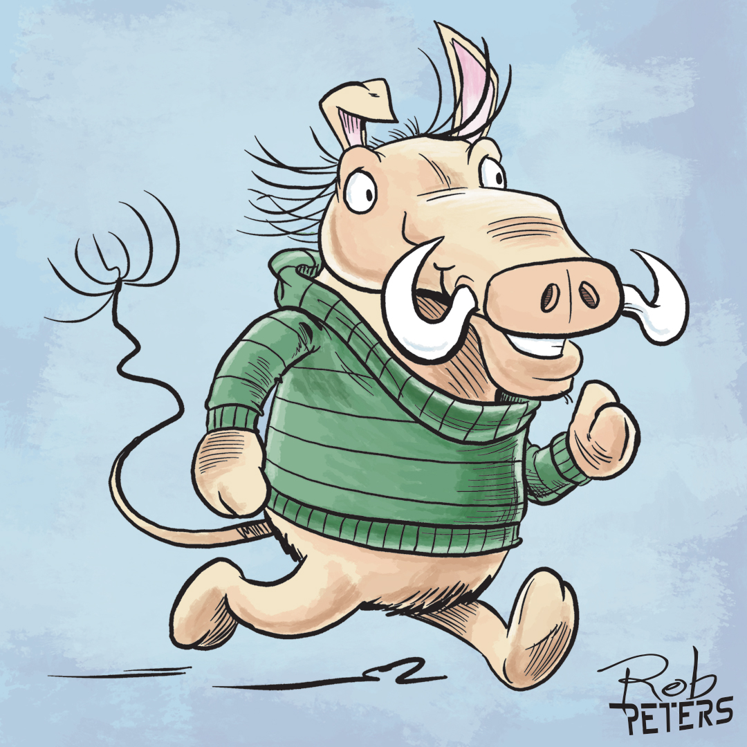 Daily Drawing: Warthog 16 - Rob Peters Illustration BlogRob Peters ...